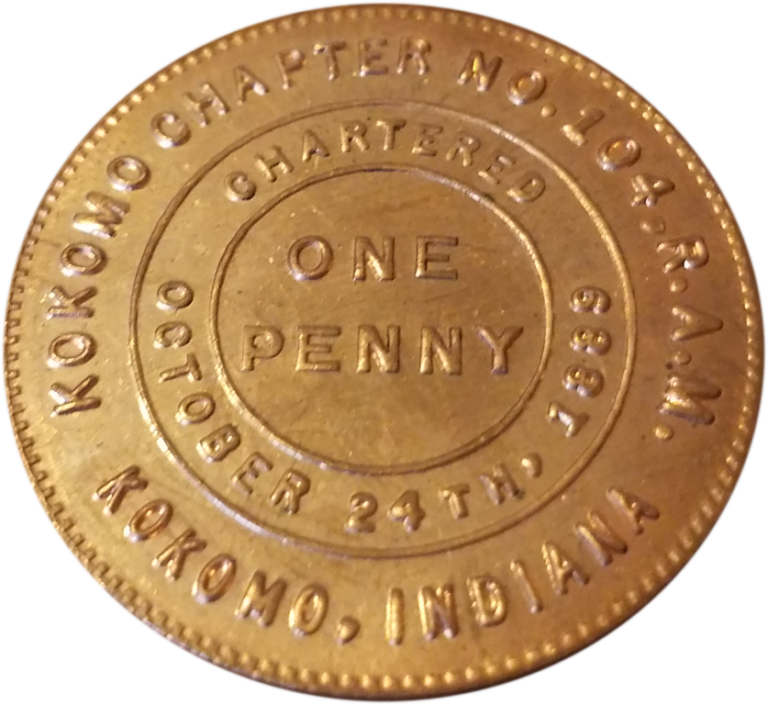 Indiana Chapter Penny - Grand Chapter Indiana Royal Arch Masons