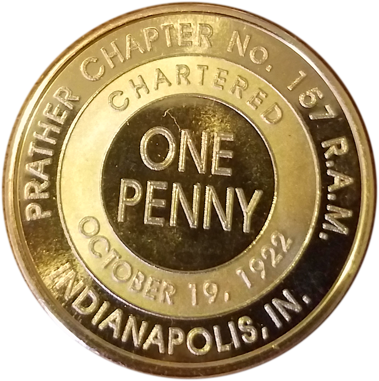 Indiana Chapter Penny - Grand Chapter Indiana Royal Arch Masons