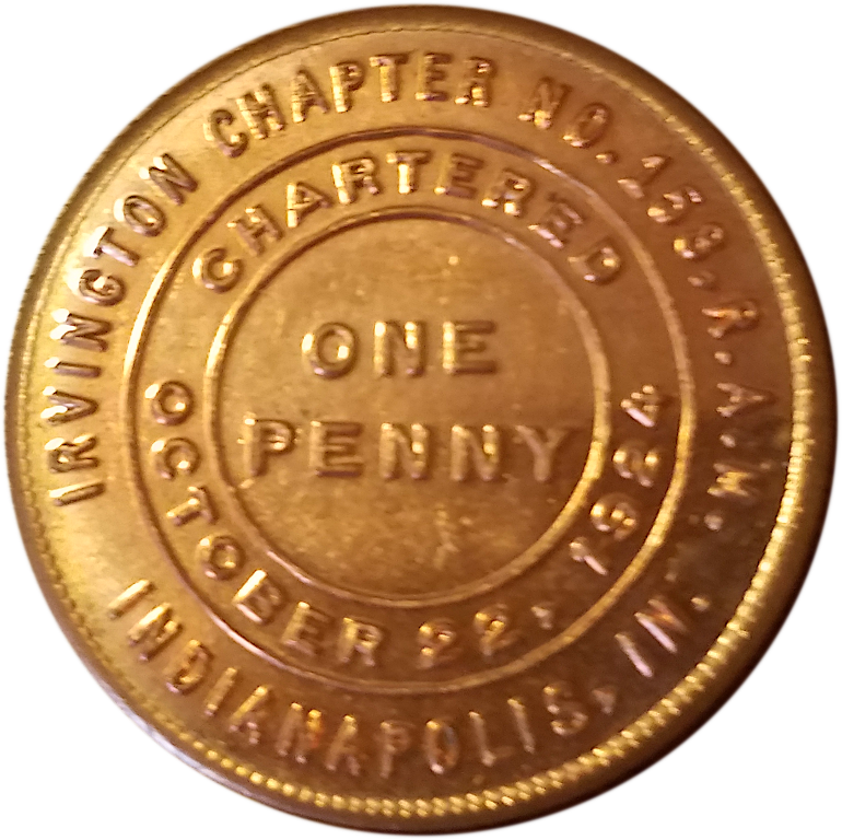 Indiana Chapter Penny - Grand Chapter Indiana Royal Arch Masons