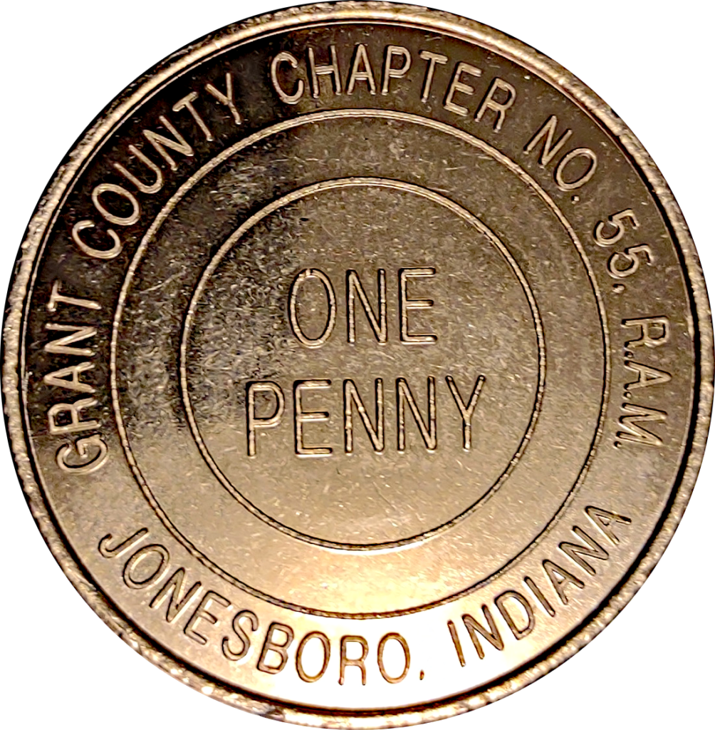 Indiana Chapter Penny - Grand Chapter Indiana Royal Arch Masons